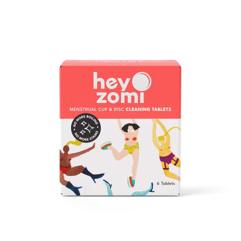Hey Zomi Menstrual Cup & Disc Cleaning Tablets – The Period Co.