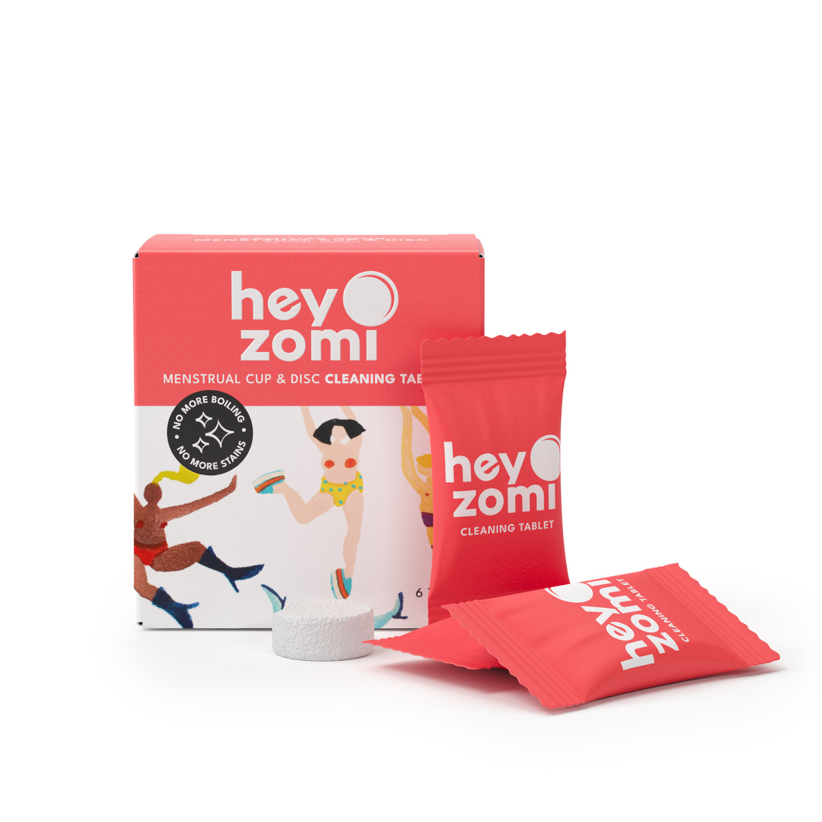 Hey Zomi Menstrual Cup & Disc Cleaning Tablets – The Period Co.